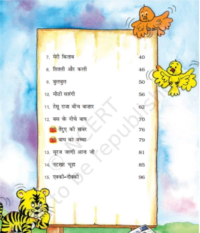CLASS 2 HINDI LESSON PLANS - class chapters