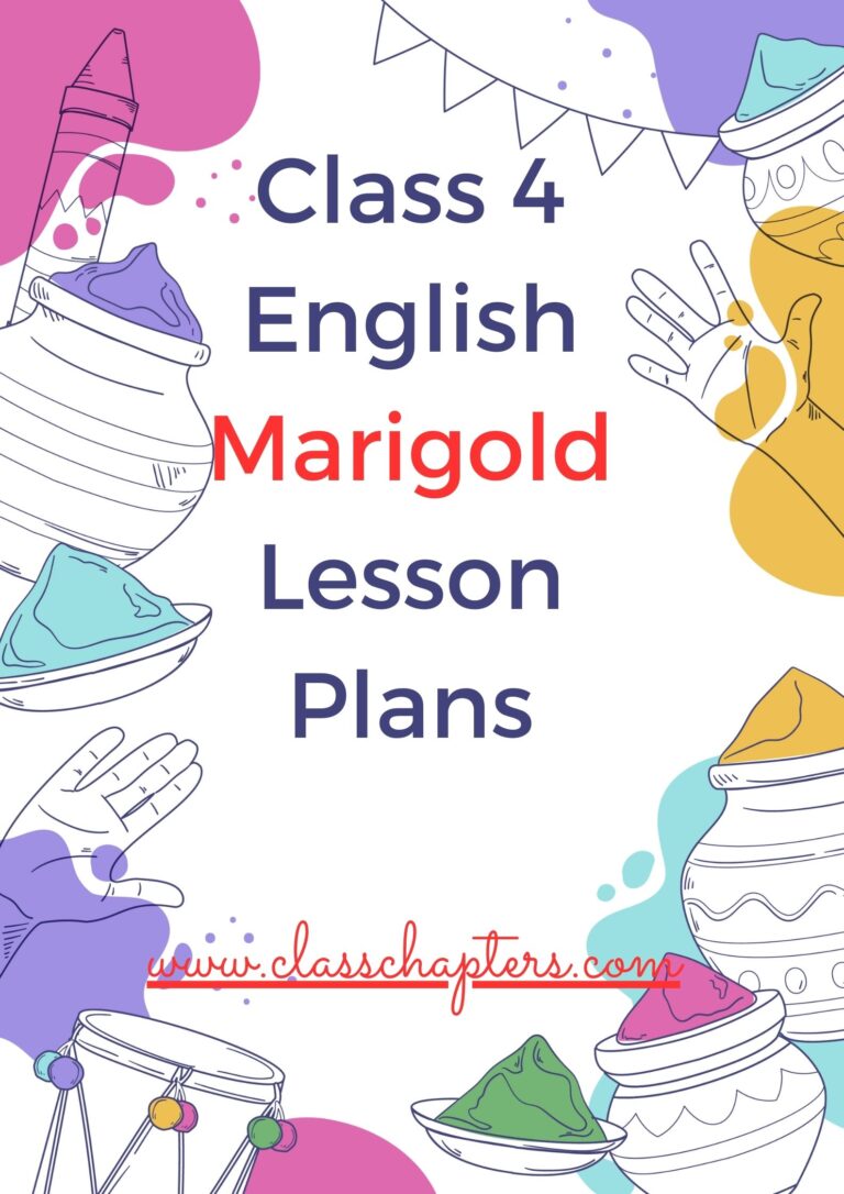 Class 4 English Lesson Plans -Engage, Educate, and Inspire - class chapters