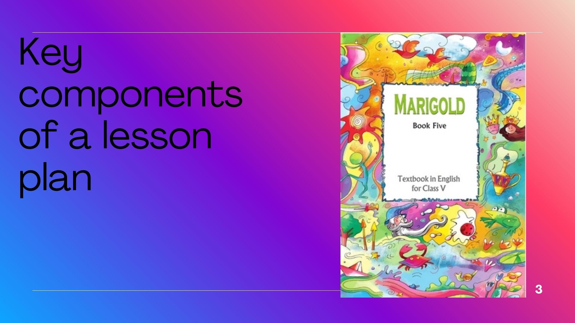 class 5 english lesson plans