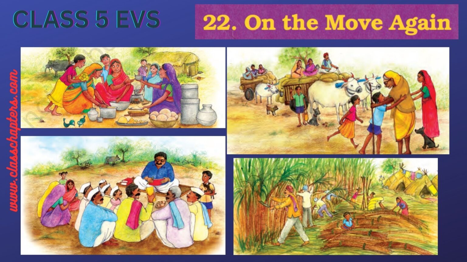 Class 5 EVS Lesson Plan in Word and PDF format - class chapters