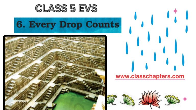 Class 5 EVS Lesson Plan in Word and PDF format - class chapters