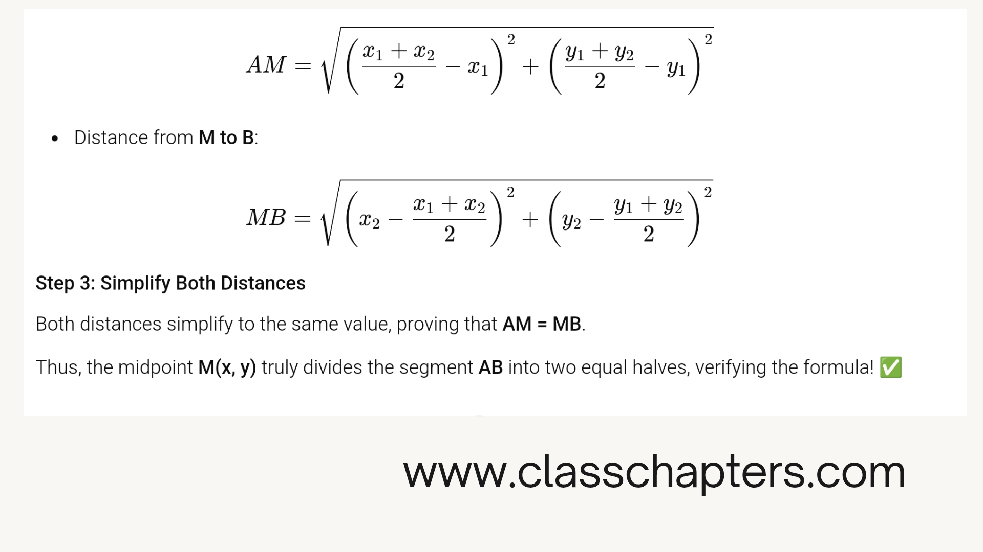 Midpoint Formula: A Grade 10 Math Adventure - class chapters