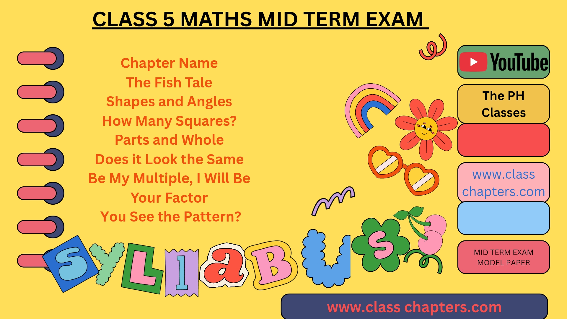 Doe Mid Term Exam Syllabus Date Sheet 2025 26 Class Chapters